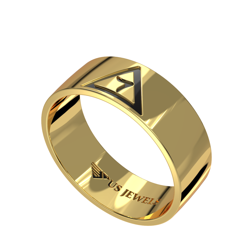 Masonic Ring - Scottish Rite 14th Degree Yod Ring For Men
