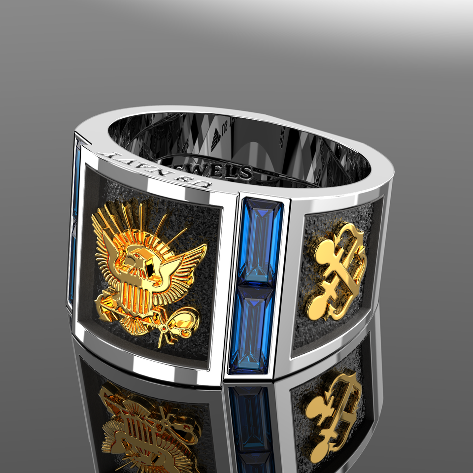 Military Rings - Customizable Rings For Military Crew