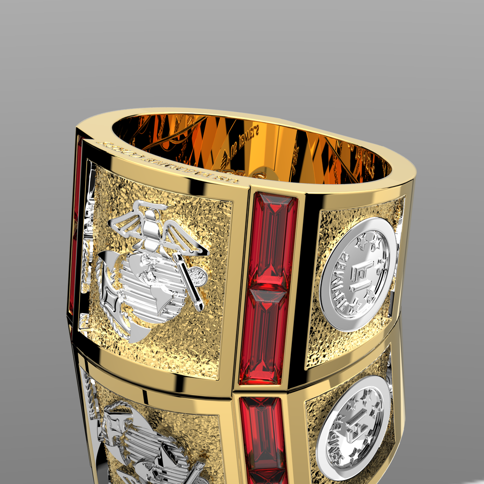 Military Rings - Customizable Rings For Military Crew