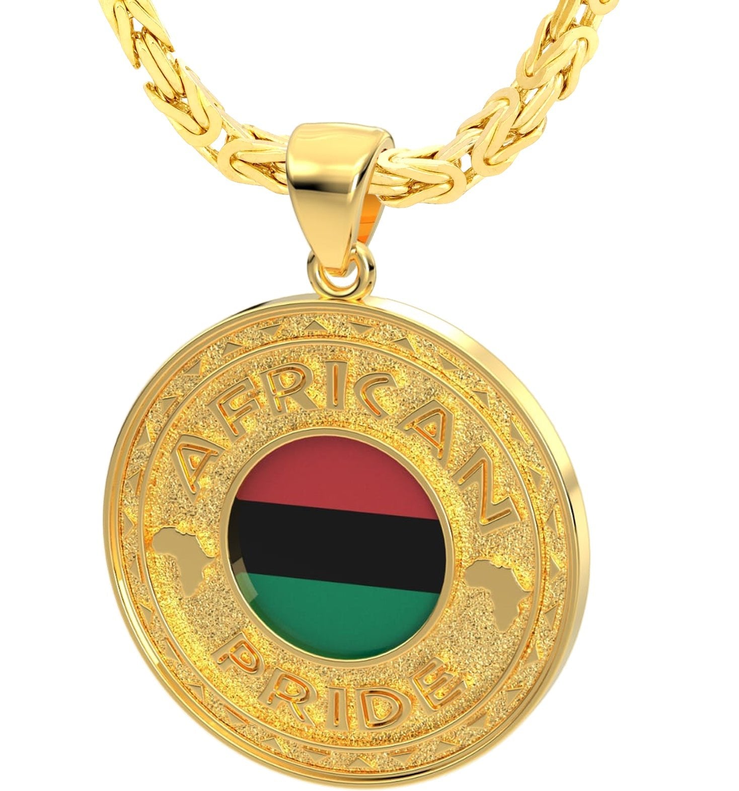 14k solid gold africa pendant store