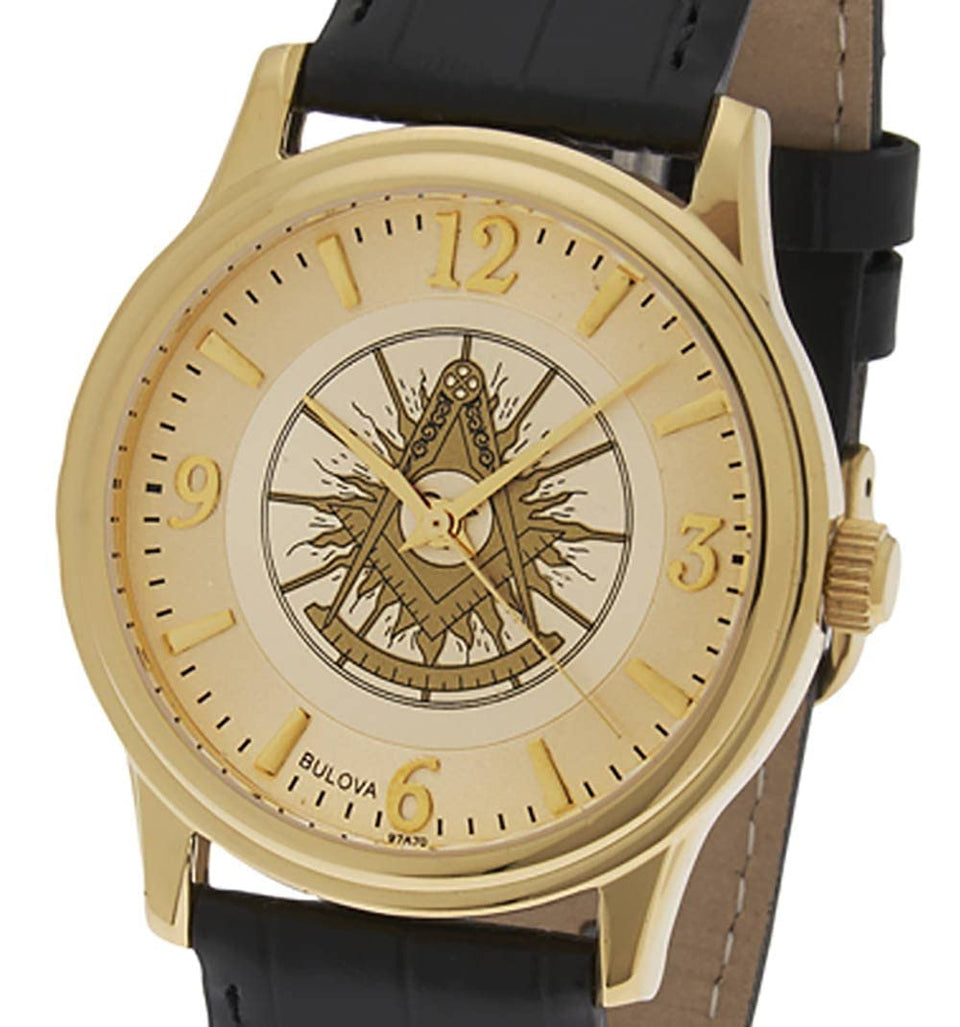 Watches - Masonic Watches In Gold & Stainless Steel