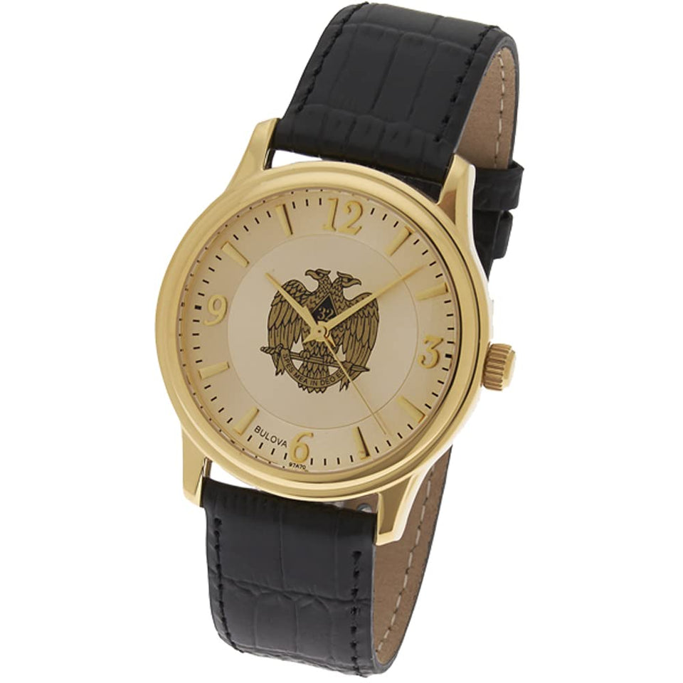 Watches - Masonic Watches In Gold & Stainless Steel