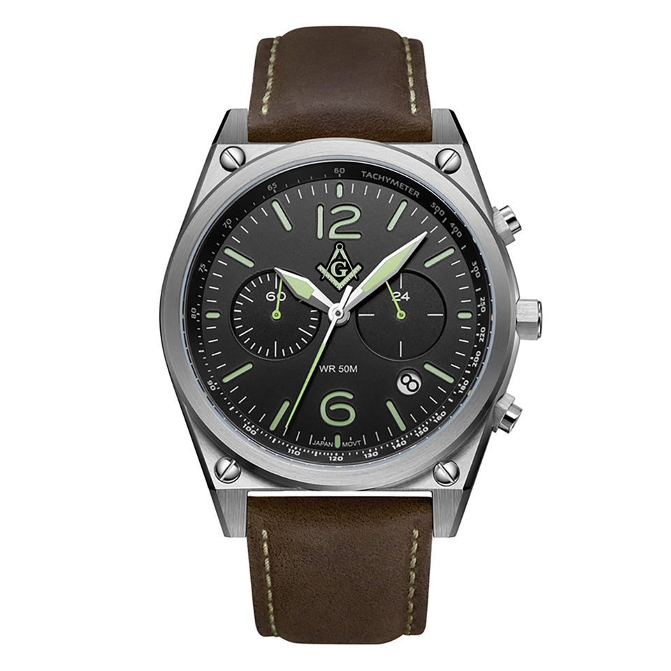 Watches - Masonic Watches In Gold & Stainless Steel